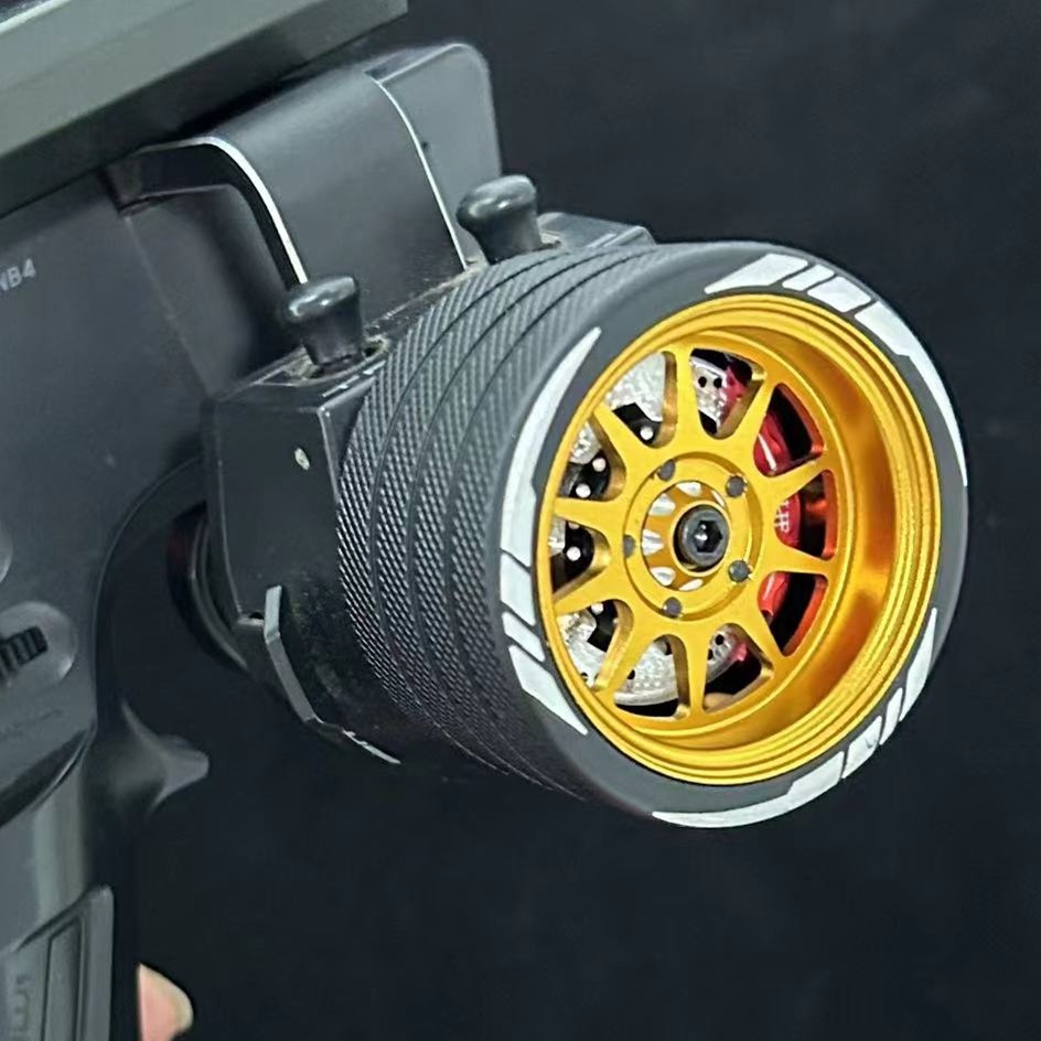 Metal RC Remote Control Transmitter Steering Wheel Handwheel for FlySky ...