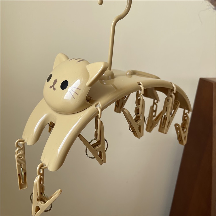 Cute Cartoon Cat Drying Rack ins Style Girl Multifunctional Drying Rack ...