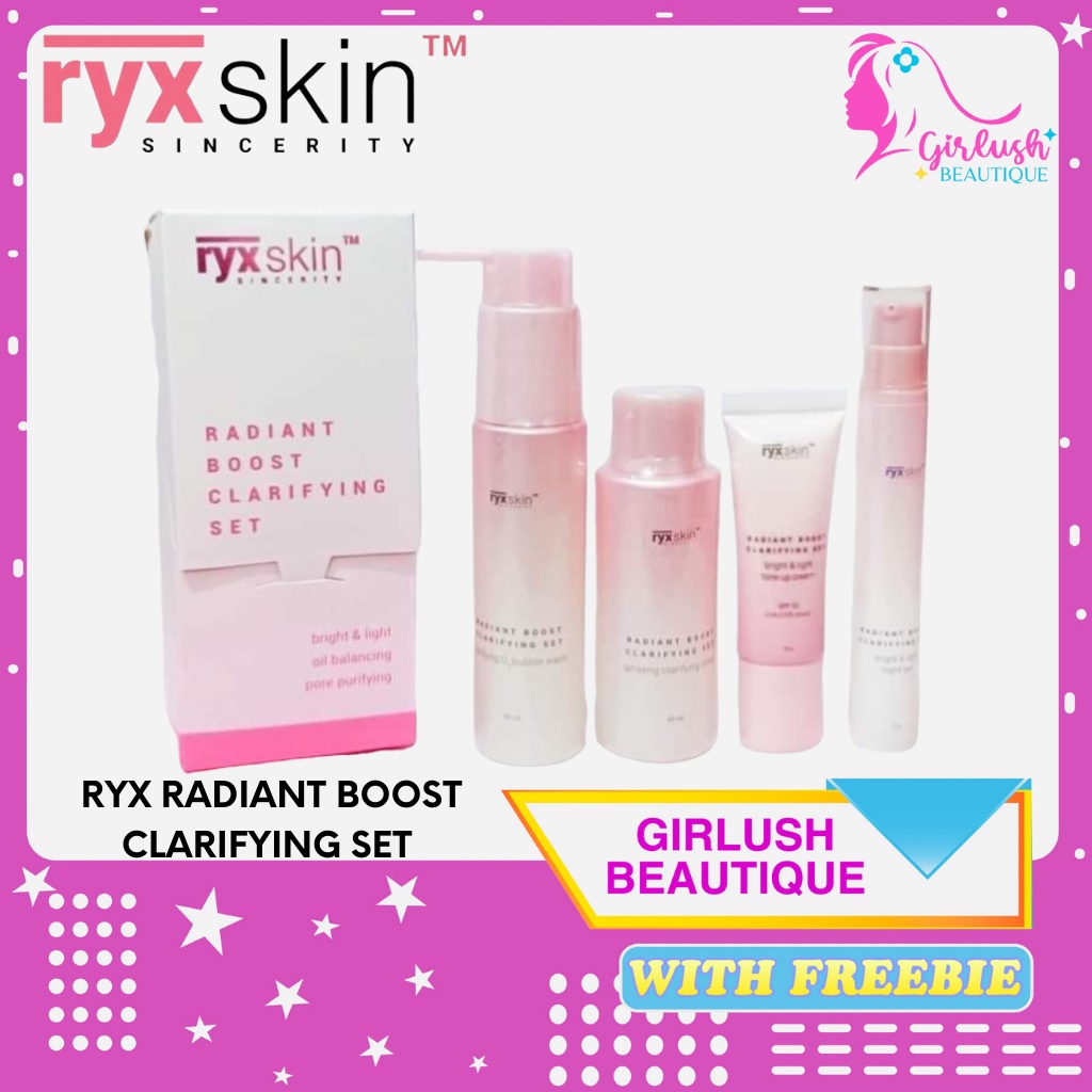 RyxSkin Radiant Boost Clarifying Set | Shopee Philippines