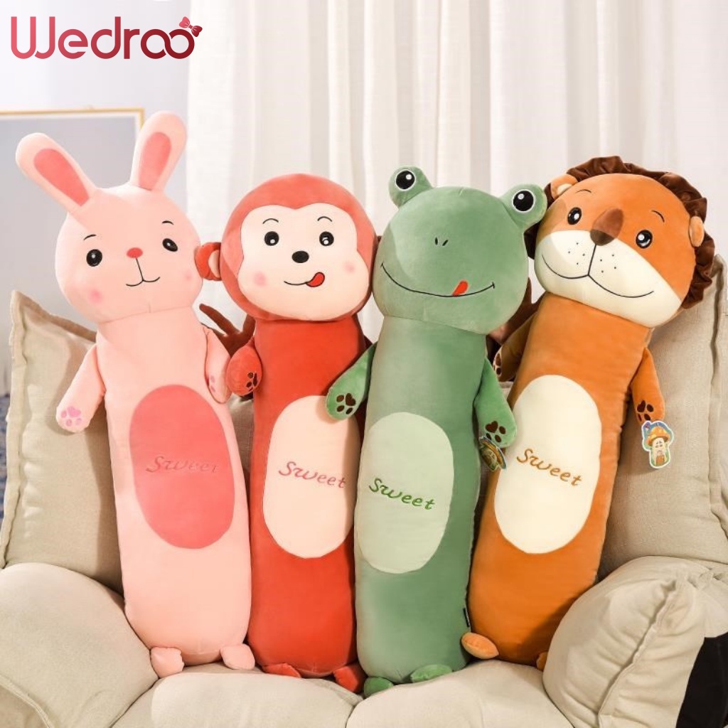 Wedroo Cartoon monkey plush toy doll cute girl holding sleeping pillow ...