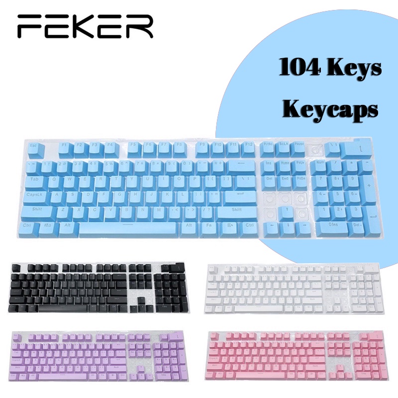FEKER ABS Keycaps 113 Keys OEM Profile Backlight for RK61 RK71 61/87 ...