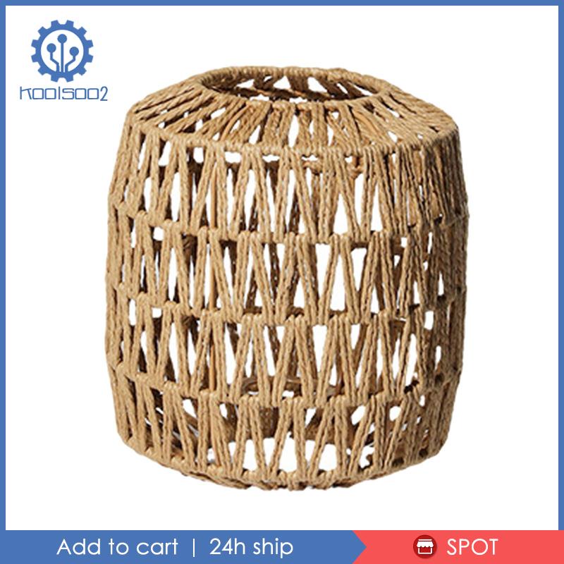 [Koolsoo2] Rattan Woven Pendant Lamp Shades Kitchen Dining Room Ceiling ...