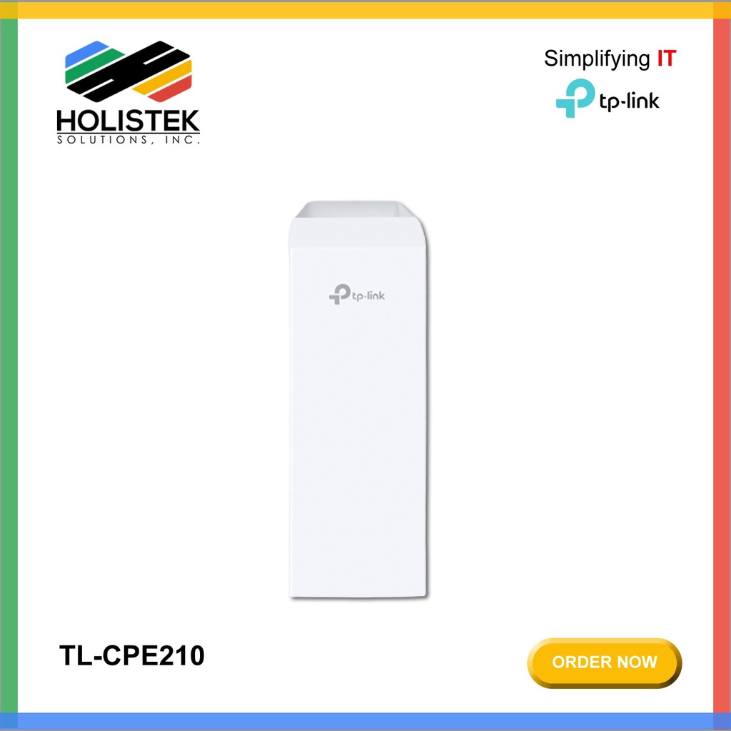 Tp Link Cpe210 2 4ghz 300mbps 9dbi Outdoor Cpe P2p Ap Ptp Access Point