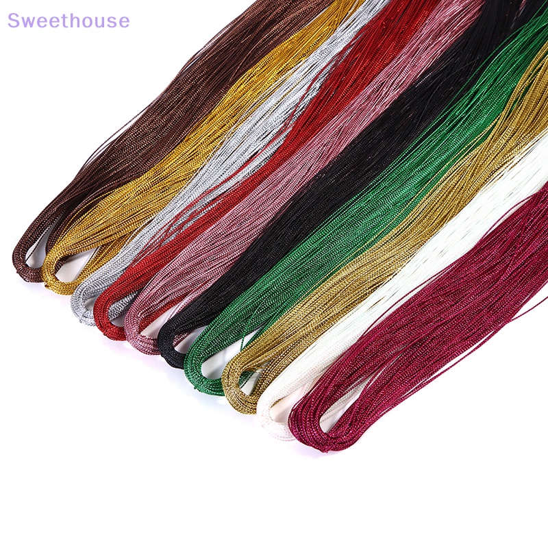 Sweethouse 100m Rope Gold Silver Cord Gift Packaging String Metallic ...