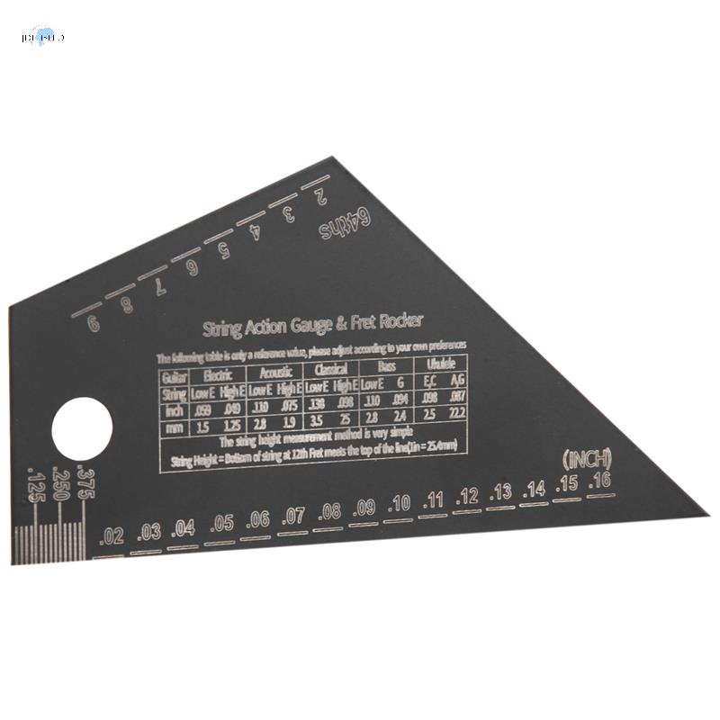 1 PC Stainless Steel Fret Leveling Tool Neck Fingerboard Measuring ...