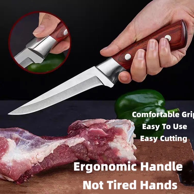 Tazaki Japanese Meat Knife Steel Original Kitchen Boning High Carbon ...