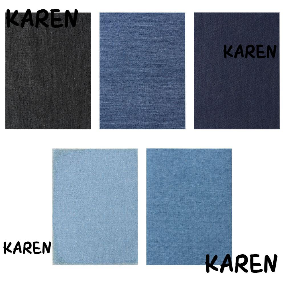 KAREN Jean Patches DIY Craft Self-adhesive Clothing Denim Decoration ...