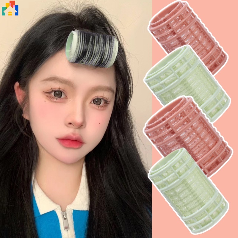 Air Bangs Hair Rollers Self-adhesive Lazy Bang Hair Curlers Clips Hair ...