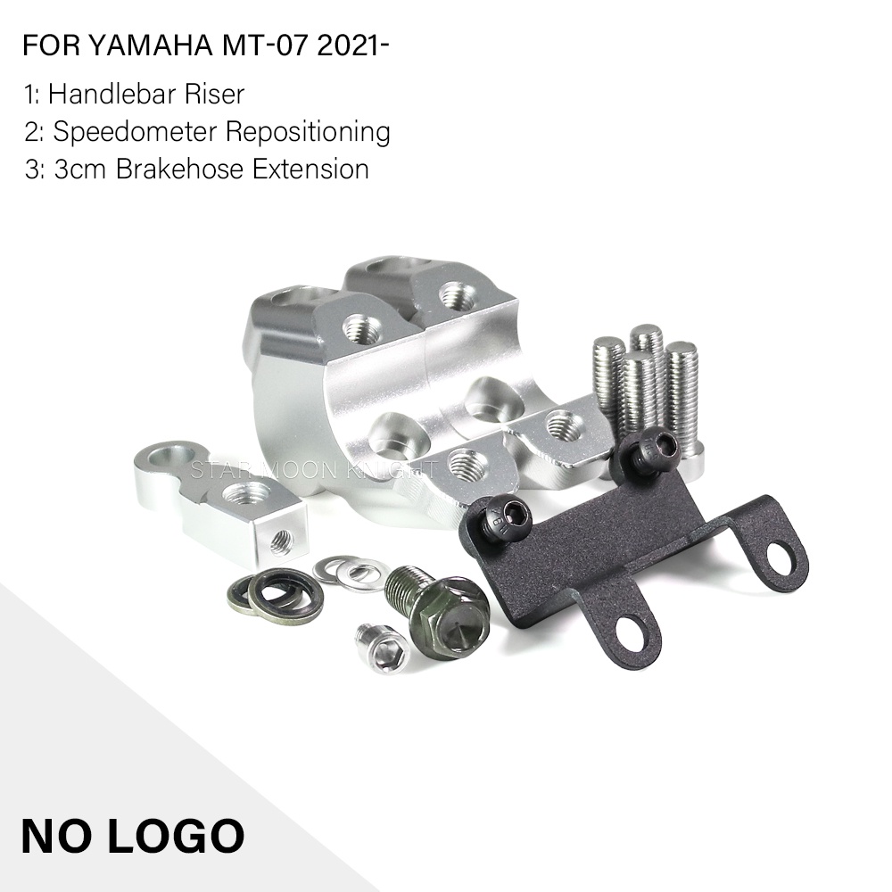 For YAMAHA MT-07 MT07 2021- Motorcycle With Offset Handlebar Riser Kit ...