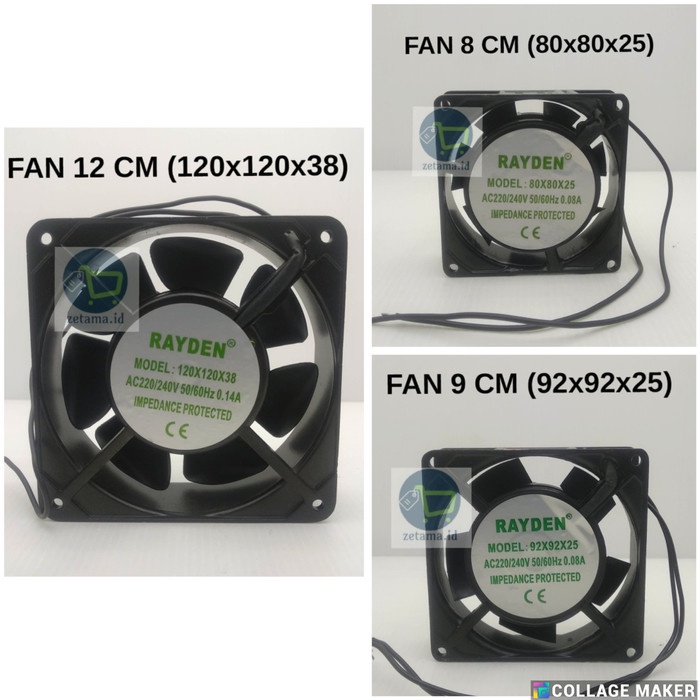 Mini Fan 220V AC Fan Cooler Electronic Device Cooling Fan | Shopee ...
