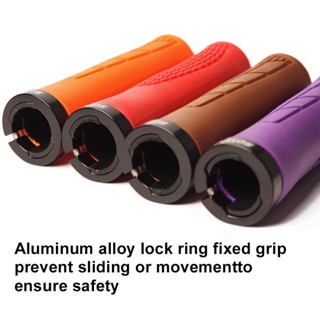 BUCKLOS Bike Grip Handle Lock on Bicycle Handle Grips Ergonomic MTB ...