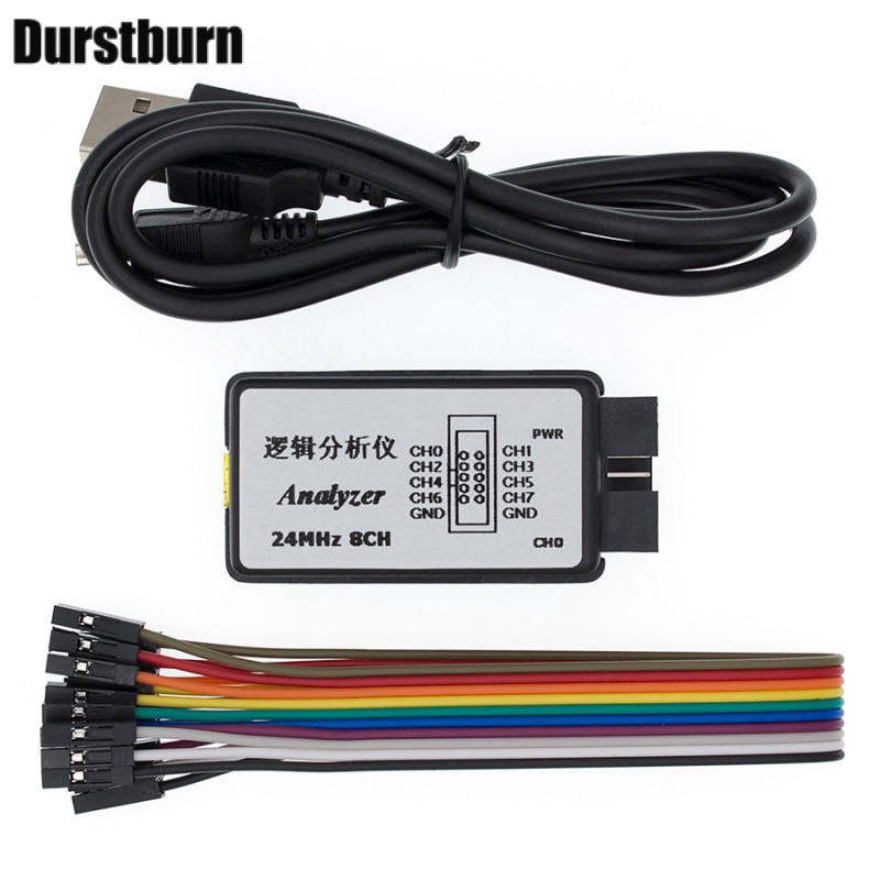 USB Logic SCM 24MHz 8 Channel 24M/seconds Logic Analyzer Debugger for ...