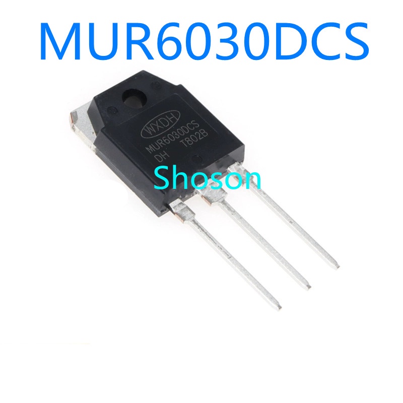 2 pcs MUR6030DCS TO-3P common cathode 300V 60A transistor | Shopee ...