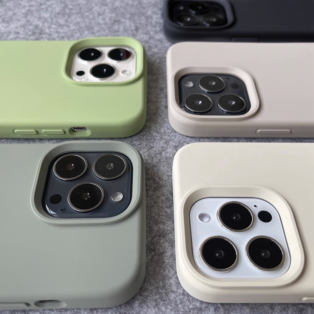 Liquid Silicone Phone Case For iPhone 14 Pro Max Casing iPhone 14 11 12 ...