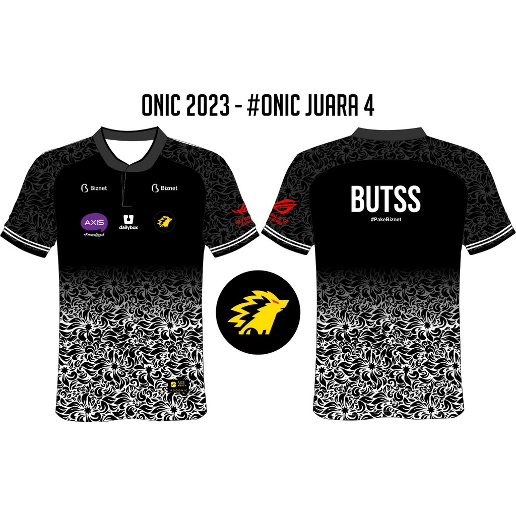 New Onic Esports Jersey 2023m4 Home & Away Pro Edition Onic Esports ...