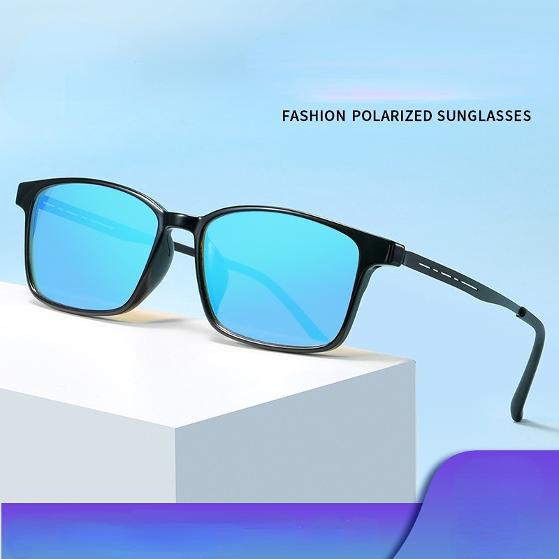 New business retro small frame polarized sunglasses men's and women's ...