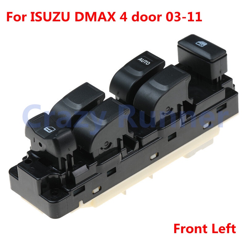 Front Left Driver Side Main Electric Power Window Switch For ISUZU DMAX ...