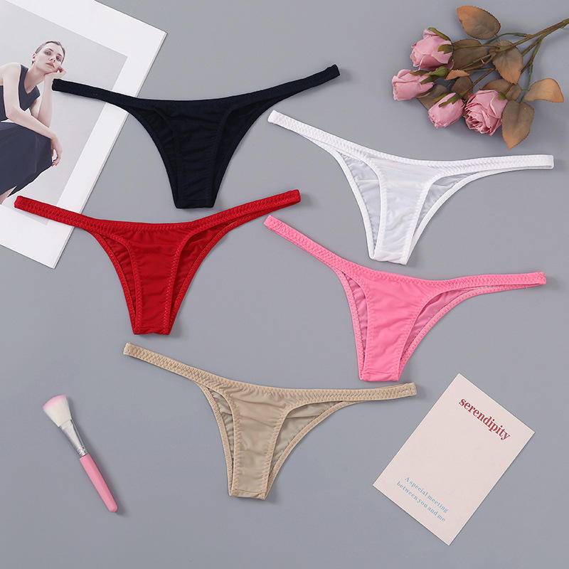 M028 Women's Half Wrapped Hip Underwear Sexy Thin Strap Narrow Edge T ...