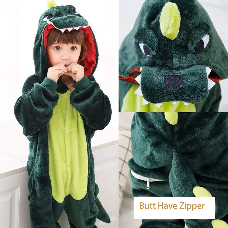 Kigurumi Stitch Dinosaur Pikachu Giraffe Onesies Kids Children Animal ...