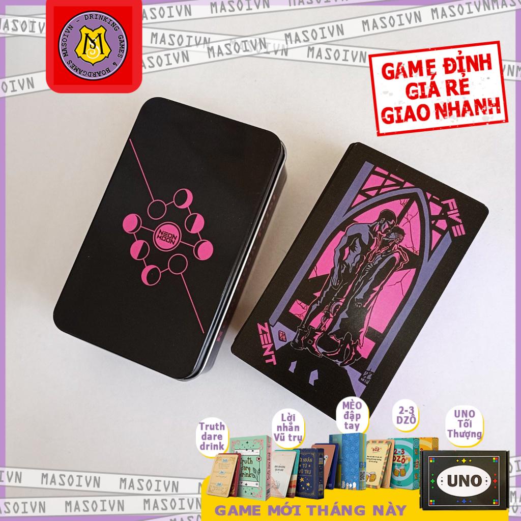 Neon MOON TAROT Deck Edge Plated Tin Box | Shopee Philippines