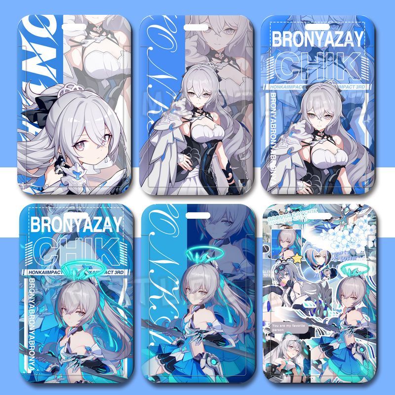 Anime Cartoon Honkai Impact Bronya Silverwing: N-EX DIY Student ID Card ...