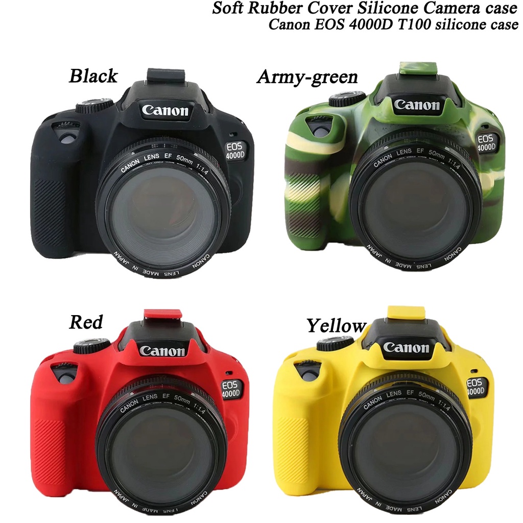 Silicone Camera Case Canon 3000D 4000D 850D T8i 1300D 1500D 2000D 750D ...