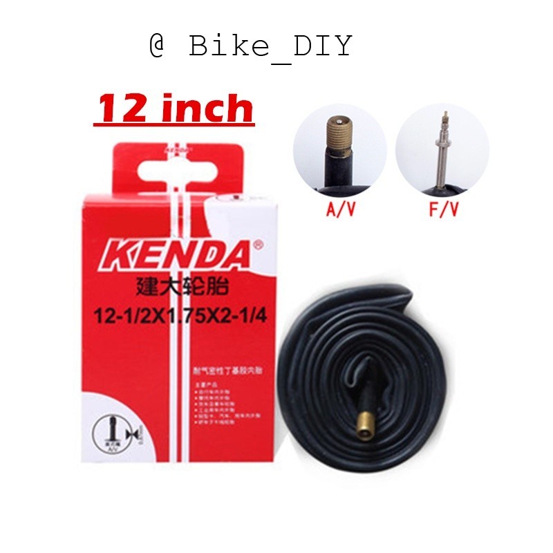 BikeDIY [LOCAL] 1pcs Tiub Basikal cycle Tire Inner Tube 12 inch Bike ...