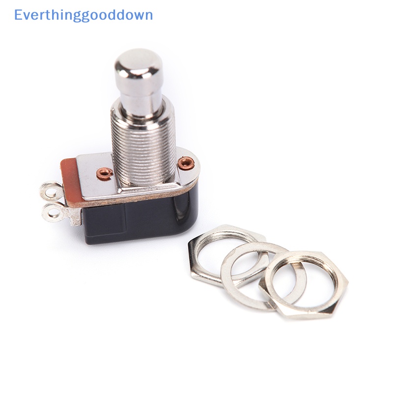 EVERTHING 1X SPST Momentary Soft Touch Push Button Stomp Foot Pedal ...