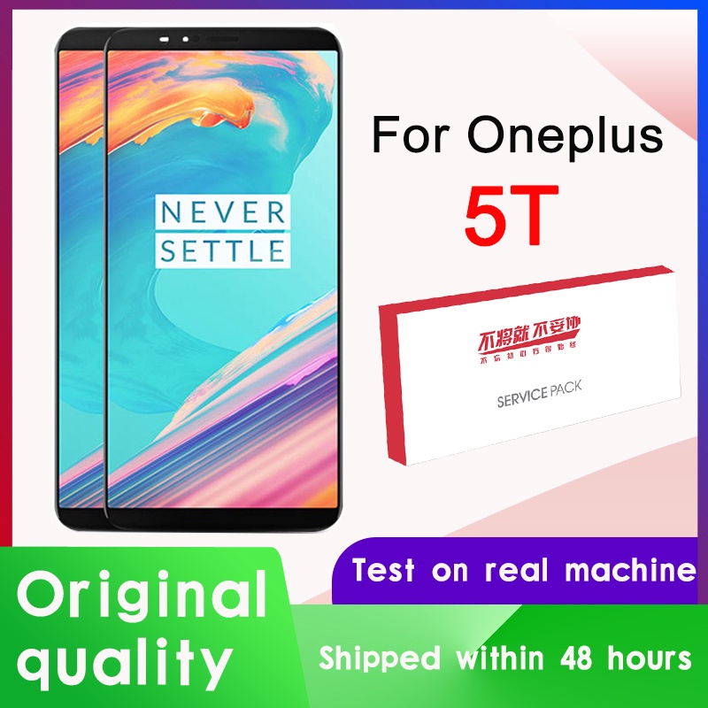 OLED / Original AMOLED 6.01"; For Oneplus 5T LCD Display Touch Screen Assembly Replacement For 1 ...