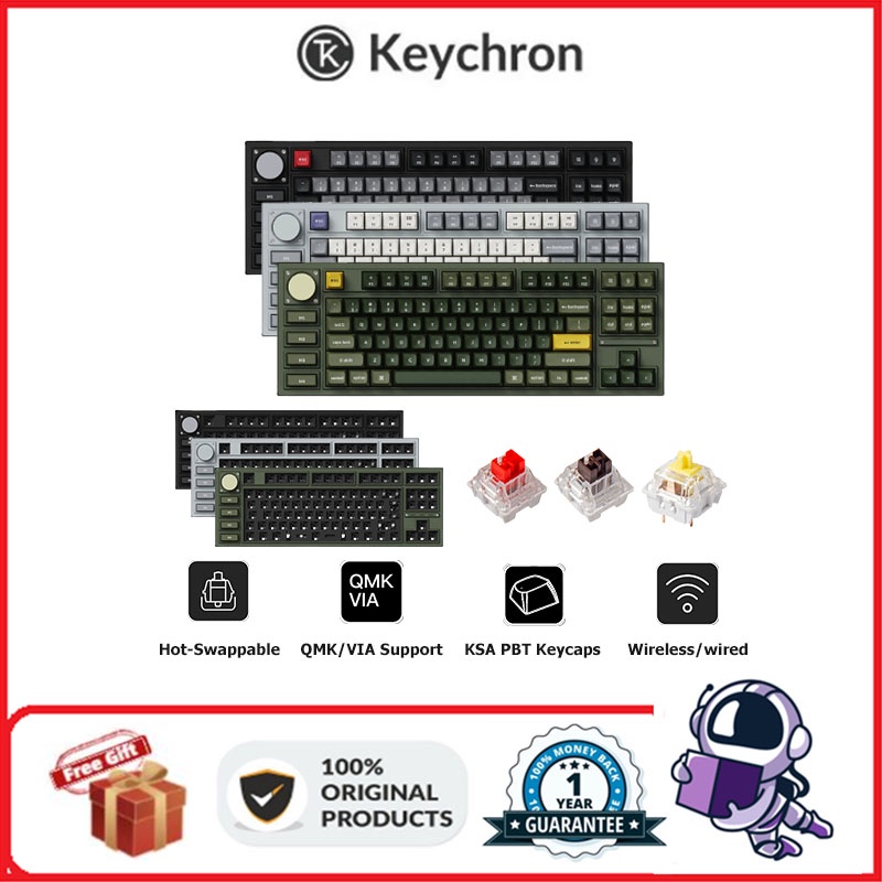 Keychron Q3 Pro SE QMK/VIA Wireless Custom Mechanical Keyboard | Shopee ...