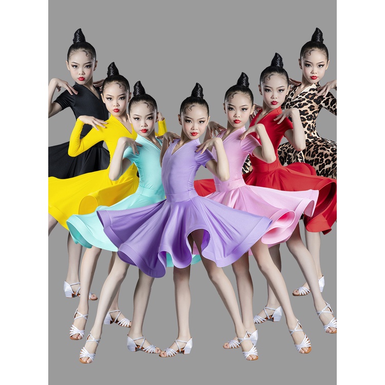 New Style Dance Costume Children Latin Dance Girl Dance Costume ...