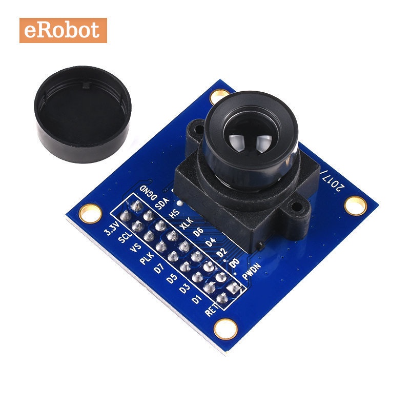 OV7670 Camera Module Supports VGA CIF Auto Exposure Control Display Active Size 640X480 for ...