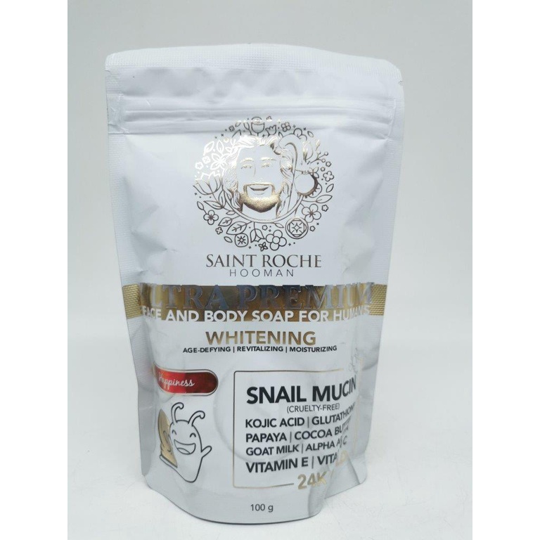 SAINT ROCHE HOOMAN ULTRA PREMIUM FACE AND BODY SOAP FO HUMANS 100 GRAMS ...