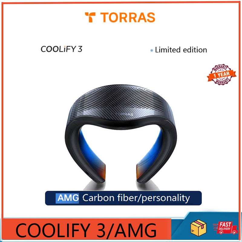 Torras COOLIFY 3/cyber Halter Air Conditioner Carbon Fiber+Temperature Sensing Color Changing ...