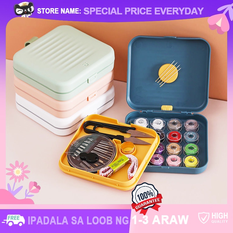 21pcs Set Needle Thread Box Japanese Style Hand Embroidery Tools