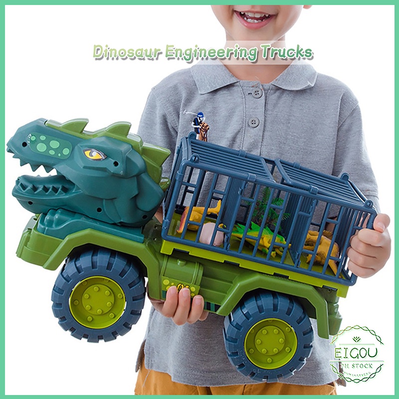 Triceratops Tyrannosaurus Dinosaur Engineering Trucks Monster ...