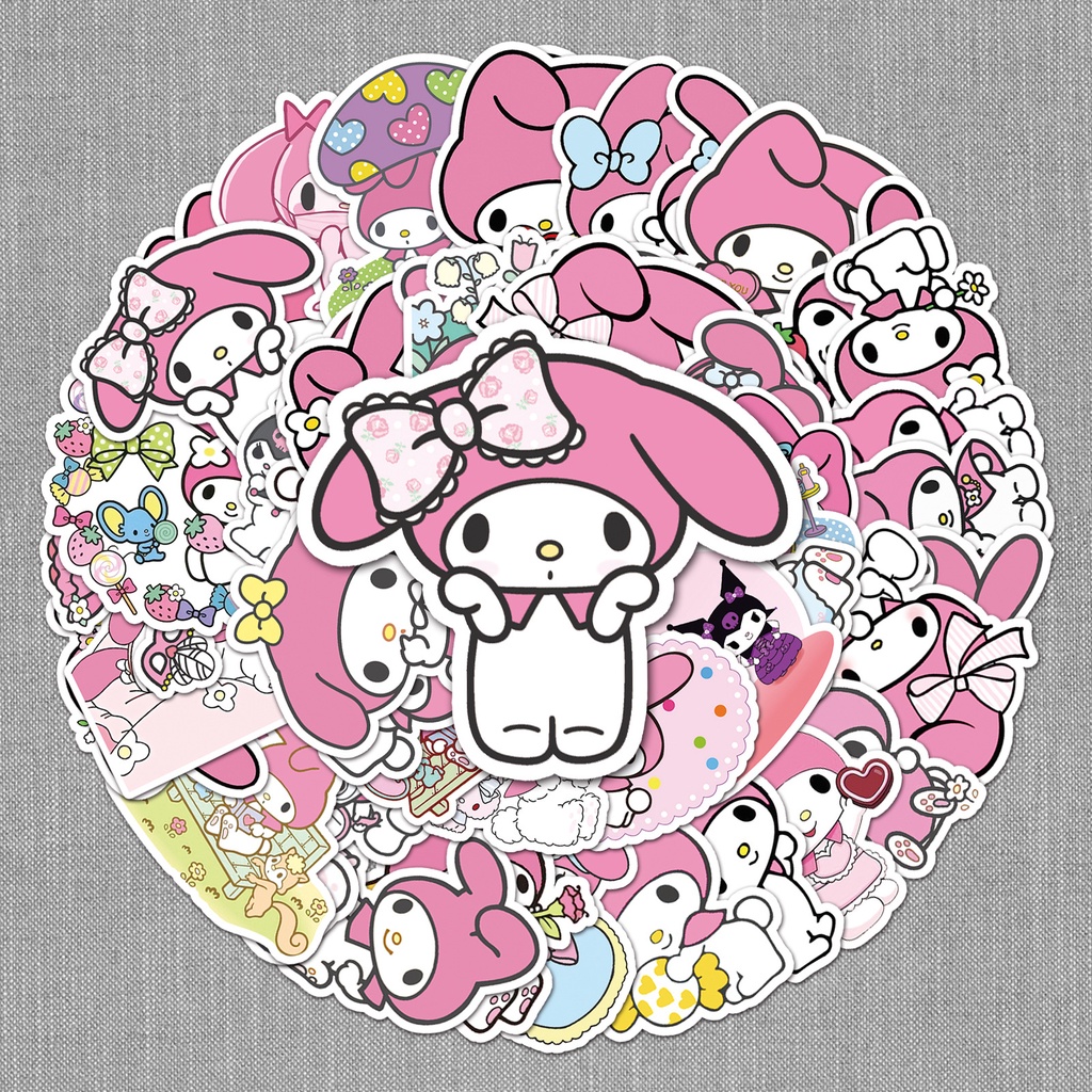 50 Sheets Melody Graffiti Stickers Cross-Border Cartoon Children ...