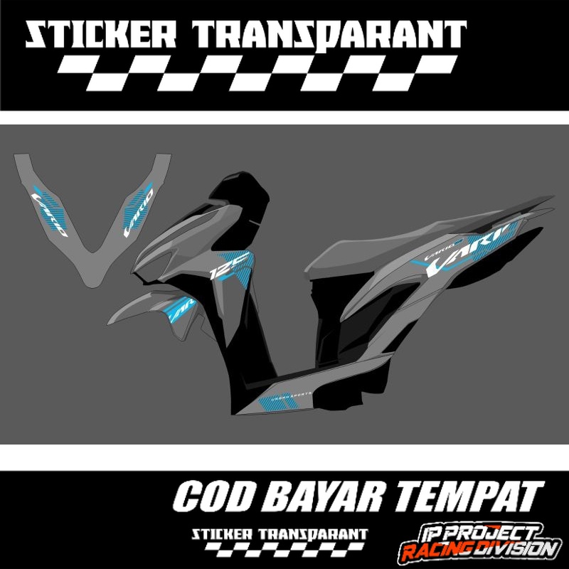 Striping Transparent VARIO NEW 2018 MOTIF MALAY STICKER VIRAL IP ...