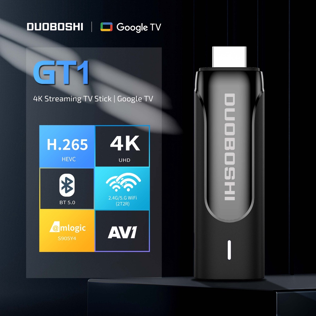 Google TV Stick 4K Netflix Certified GT1 S905Y4 Android 11 GTV 5G WIFI ...
