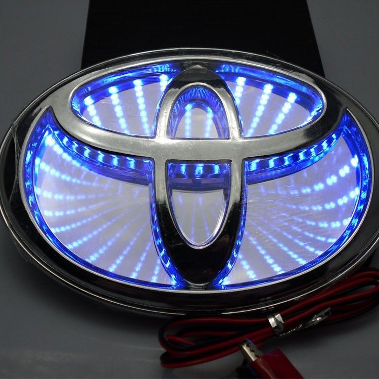 LEBANG Illuminated Car Logo Light for Toyota Vios Camry Corolla ...