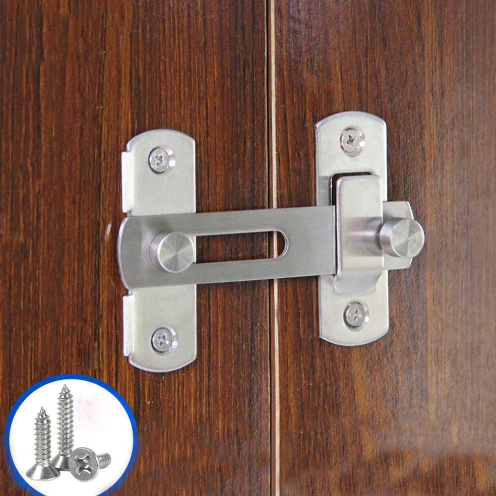 Heavy Duty Door Hasp 3inch Stainless Steel Safety Finish Latch Lock ...
