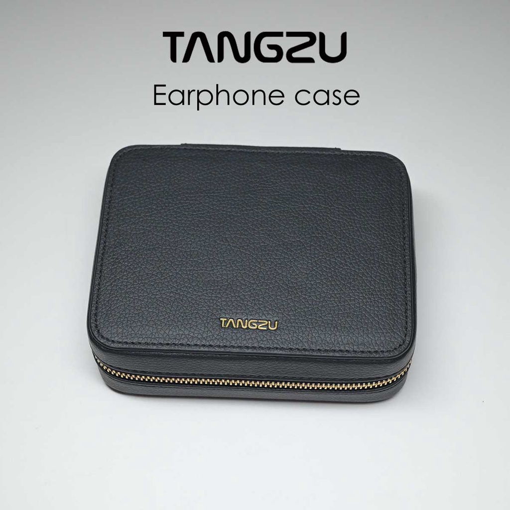 TANGZU Black Earphone Bag HIFI Carrying Case Storage Accessories for ...