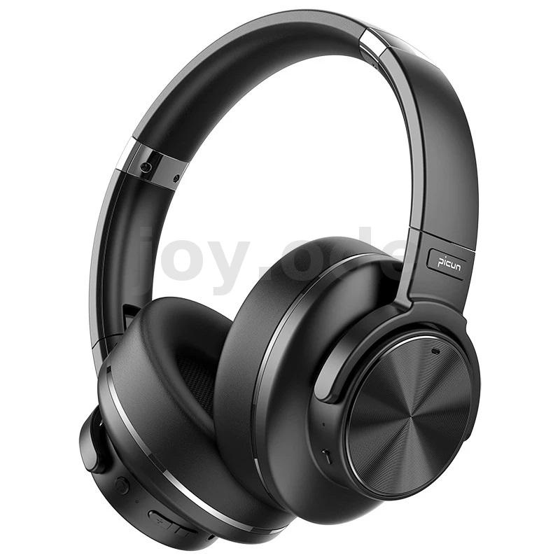 Picun ANC-02 Pro bluetooth Headset Wireless Headphone Dual ANC Deep Active Noise Cancelling 40mm ...
