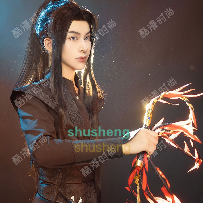 Anime Straw Guan Ci Fu He Xuan Cosplay Costume Sha Po Lang Chang Geng ...