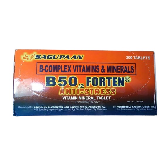 B50/2 FORTEN B-COMPLEX VITAMINS & MINERALS | Shopee Philippines