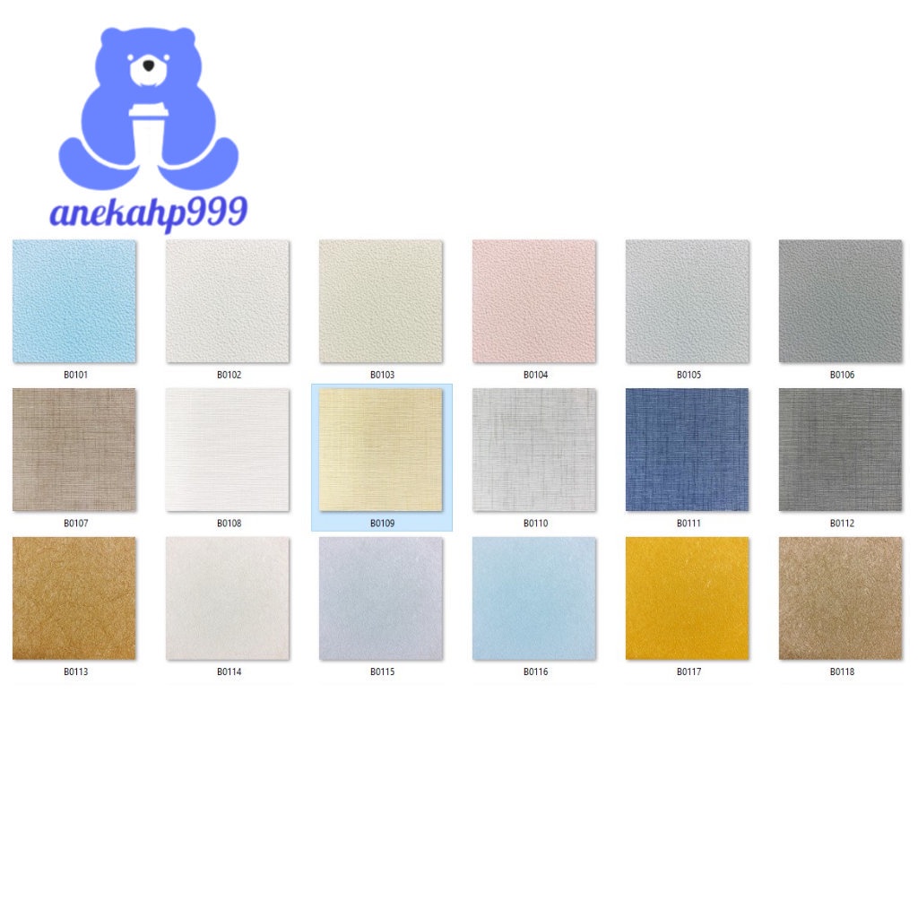 Plain Rona B Wall Wallpaper Code B0101 -B0153 Textured Embossed motif ...