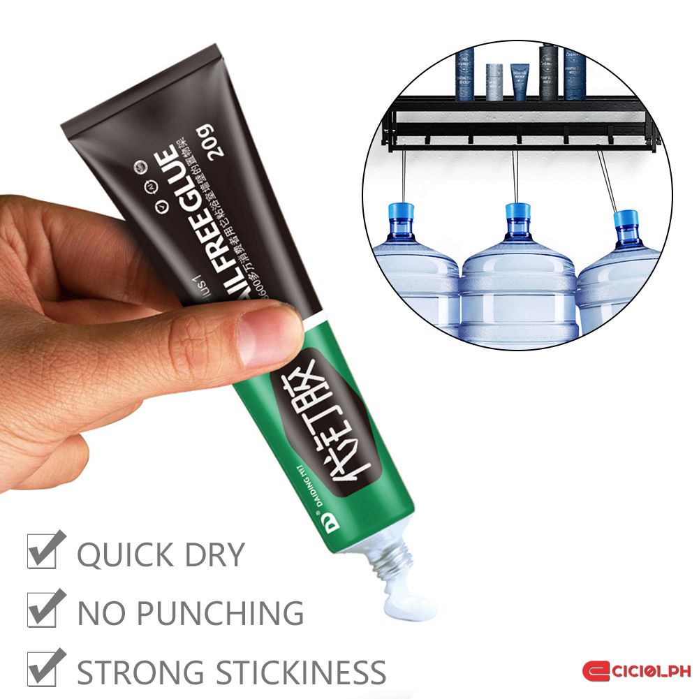 Japanese Technology Super Glue No More Nail Tube 20g Super Glue Wall ...