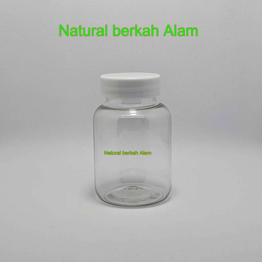 100 Ml Omega Natural Bottle Plain Cap / Medicine Bottle / Capsule ...