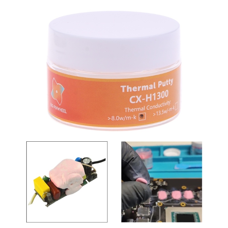 Left CX H1300 Boxed Silicone Thermal Putty for GPU Chipset Notebook ...