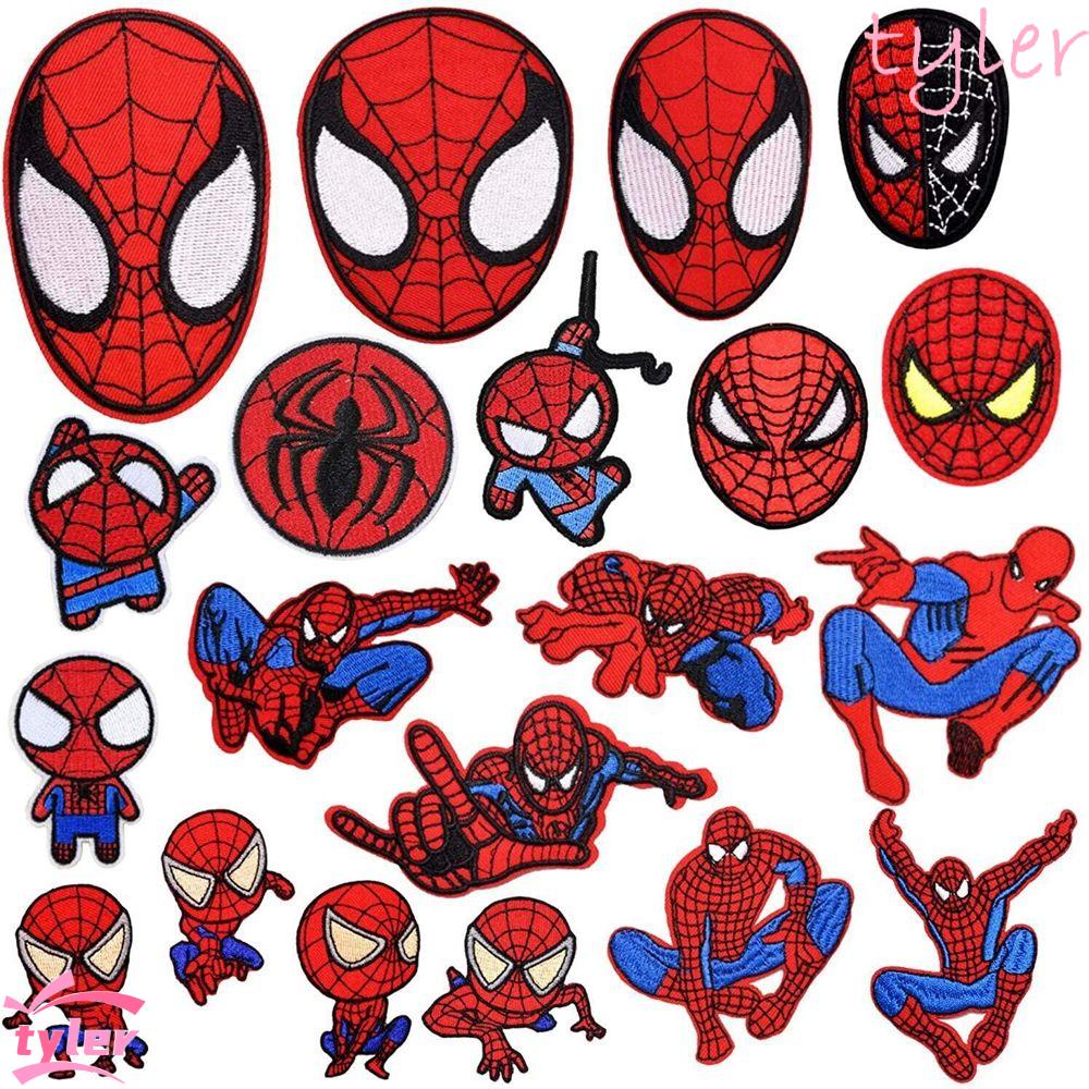 TYLER1 Patches Crafts Spiderman Clothes Embroidery Clothes Decoration ...
